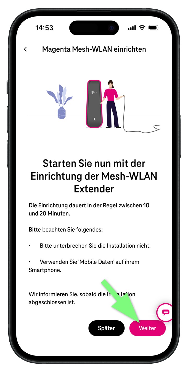 Mesh WIFI für Mobiles-Internet im ganzen Haus